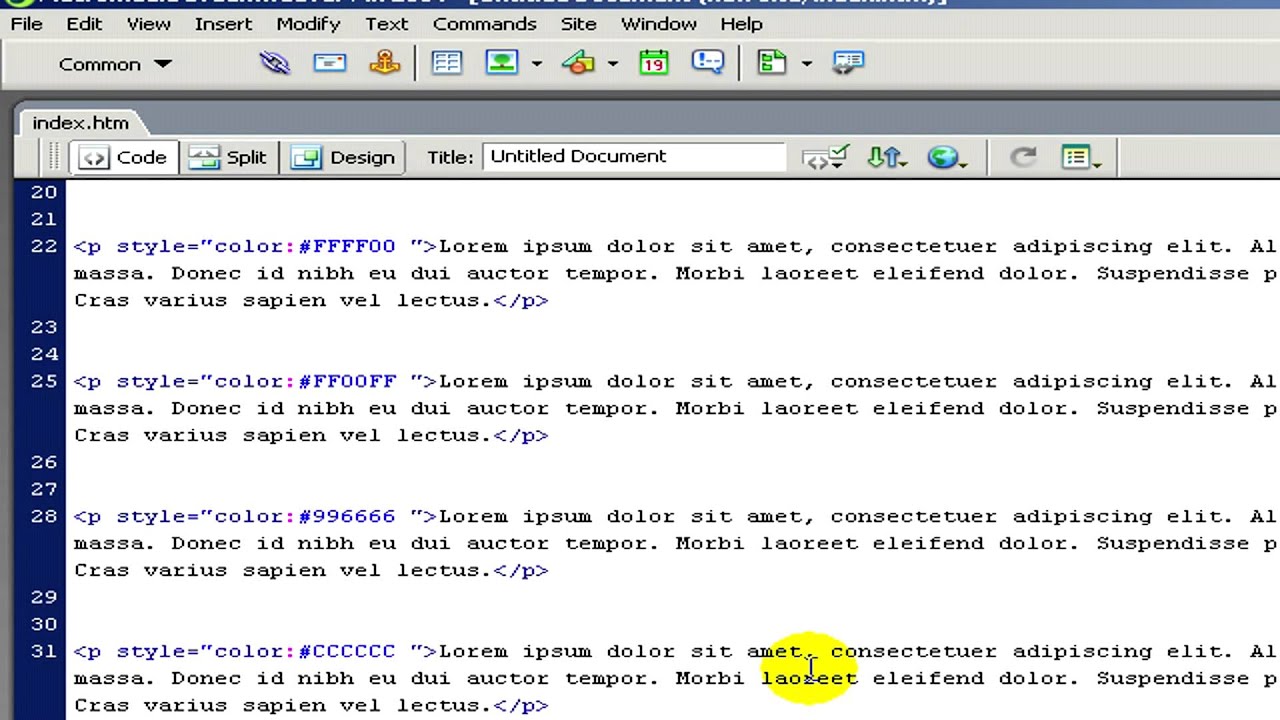 Web Site Design : How to Make a Name Tag for a Web Site - YouTube