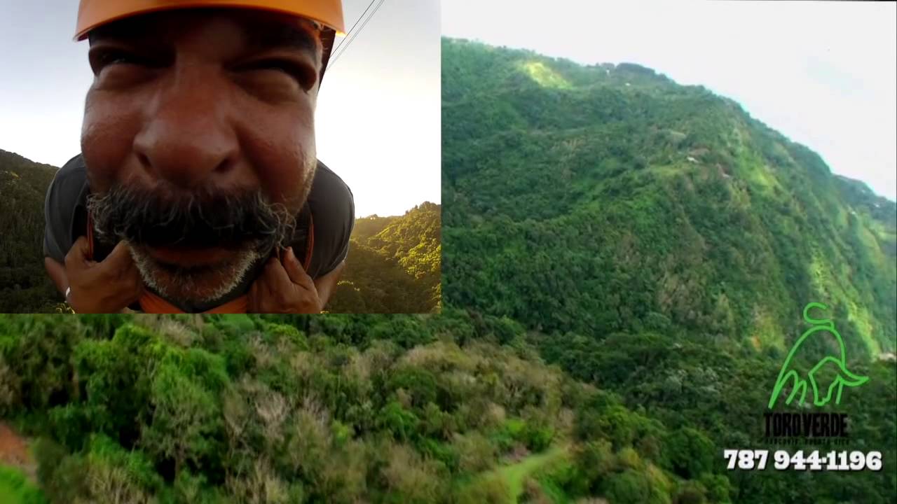 Zip Lining Toro Verde Puerto Rico - YouTube