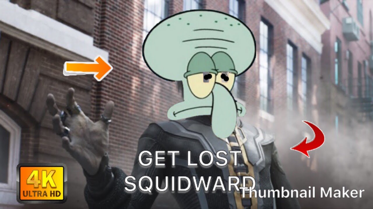 Avengers Infinity War| Get lost SQUIDWARD scene| ultra HD|4K - YouTube