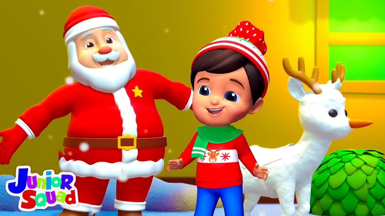 Jingle Bells | Christmas Songs for Kids | Santa Ride Sing Along - YouTube