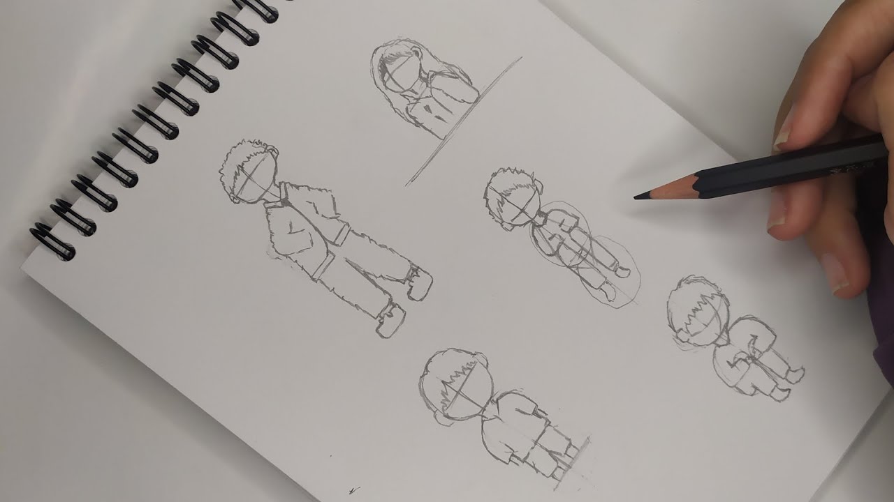 Belajar Menggambar Sketsa Chibi 😬 - YouTube