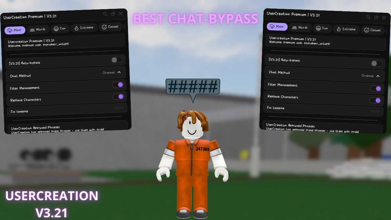[Premium] UserCreation V3.21 Best chat bypasser! [SOLARA] [BYPASSES ...