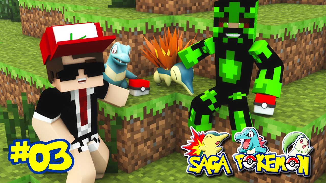 SAGA POKEMON #03 - Indo Mais Fundo! (Minecraft Pixelmon) - YouTube