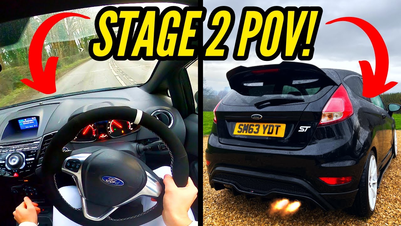 STAGE 2 Fiesta ST POV Drive! (SO FAST!!) - YouTube