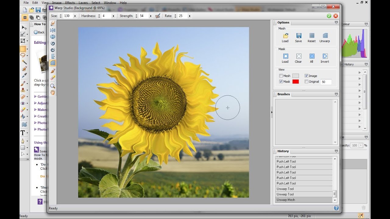 Serif PhotoPlus X7 Tutorial - Warp Studio - YouTube