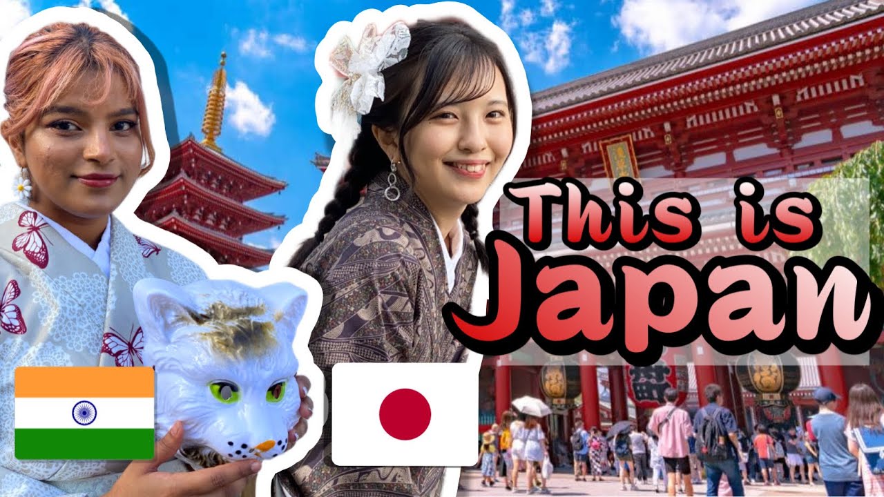 Indian Girl and Japanese Girl Enjoyed Street Food in Tokyo!! - YouTube