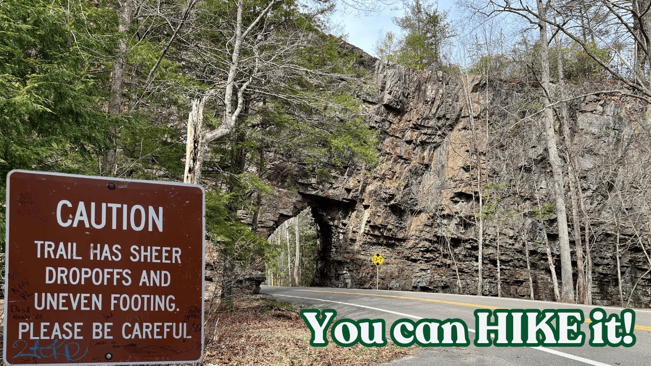 Backbone Rock - The SHORTEST tunnel in the world! - YouTube