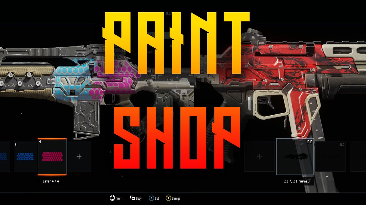 Black Ops 3 Paint Shop Cool Camo Tutorial (Call Of Duty: Black Ops 3 ...