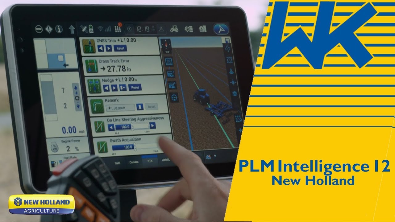 New Holland PLM Inteligence 12 Monitor *NEW T8* - YouTube
