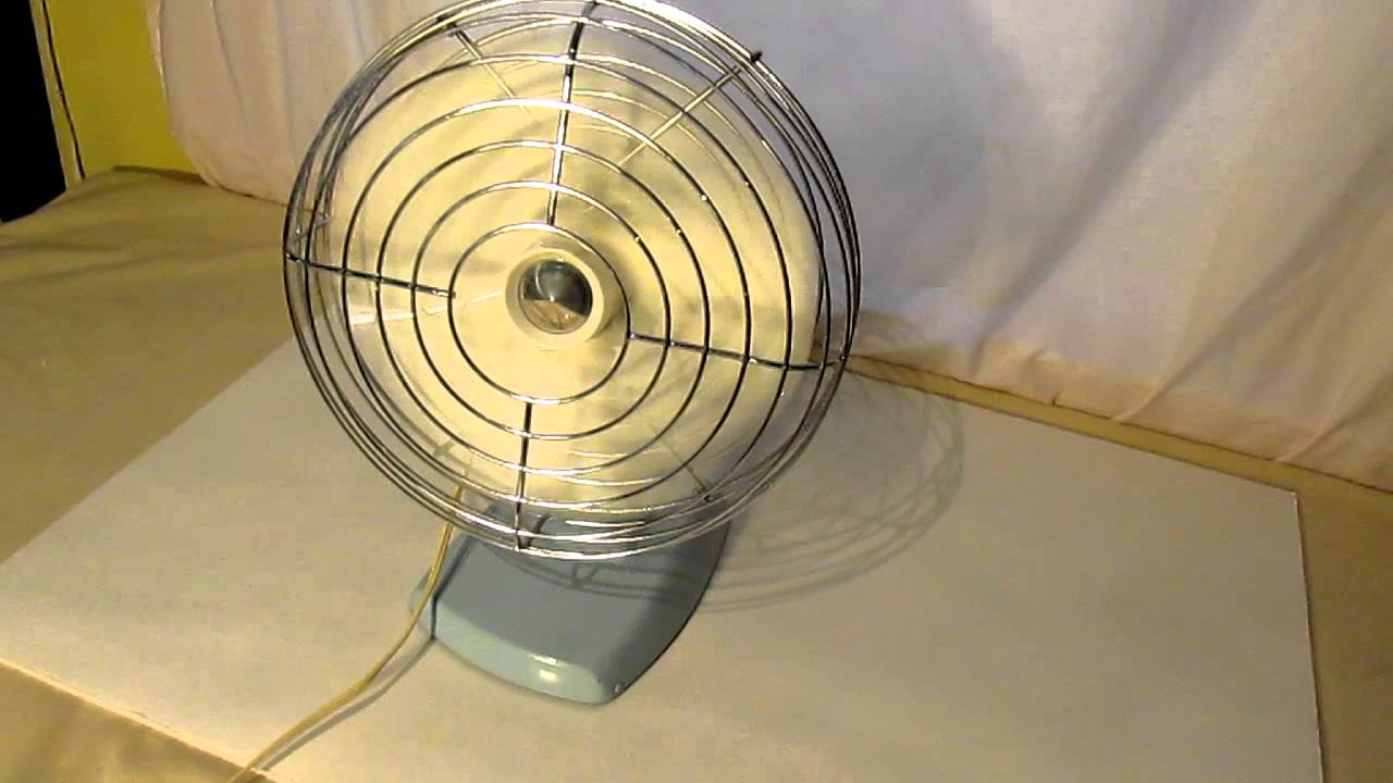 vintage 60s knapp monarch electric fan - YouTube