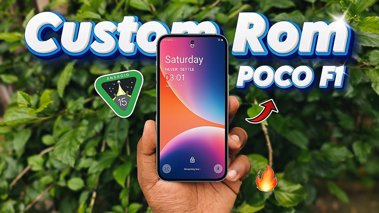 Poco F1 Custom Rom - Project Infinity X Android 15 - YouTube