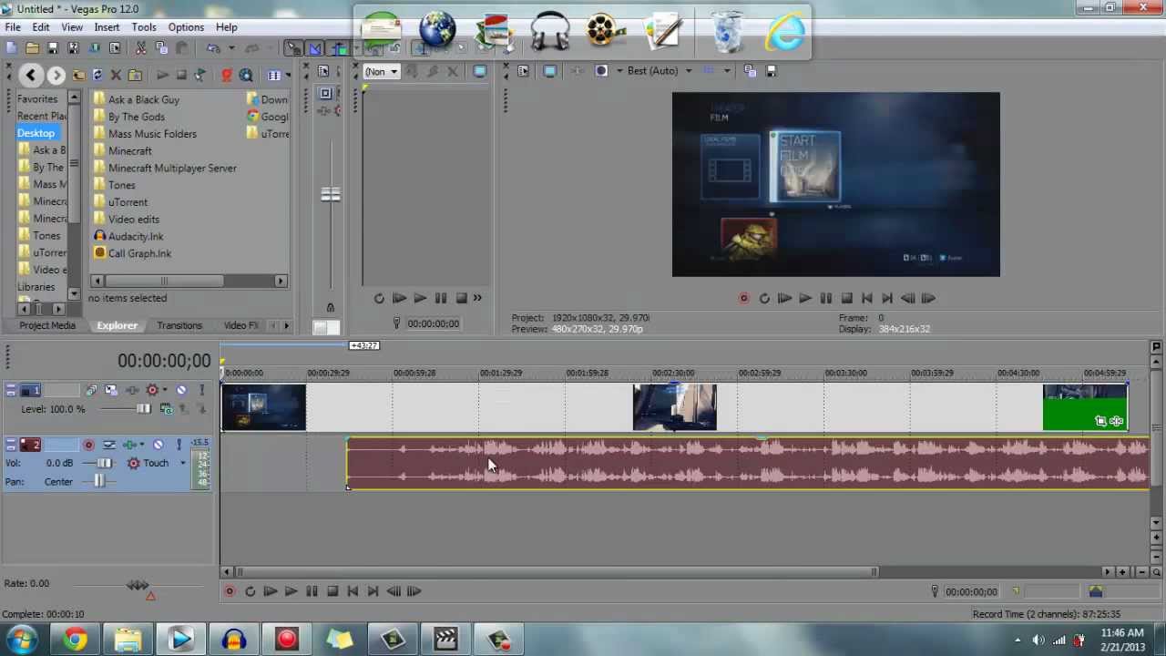 How to Transfer Roxio Game Capture Video/Audio Files to Sony Vegas (No ...