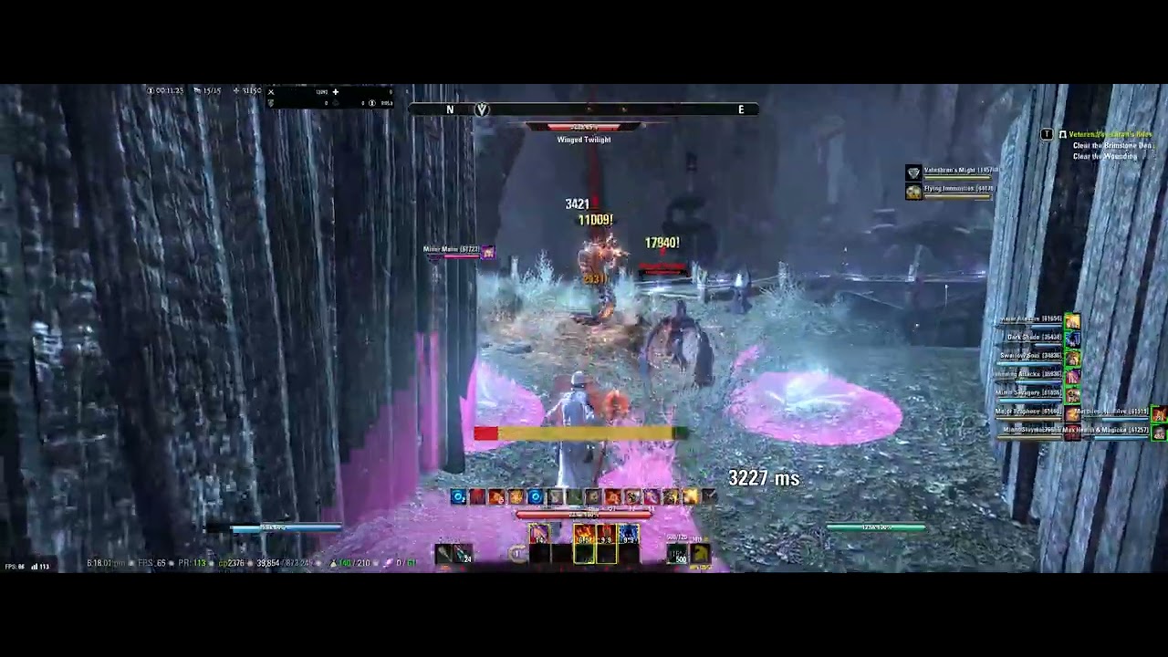 ESO - Deadlands - Veteran Vateshran Hollows - Breton Magicka Nightblade ...