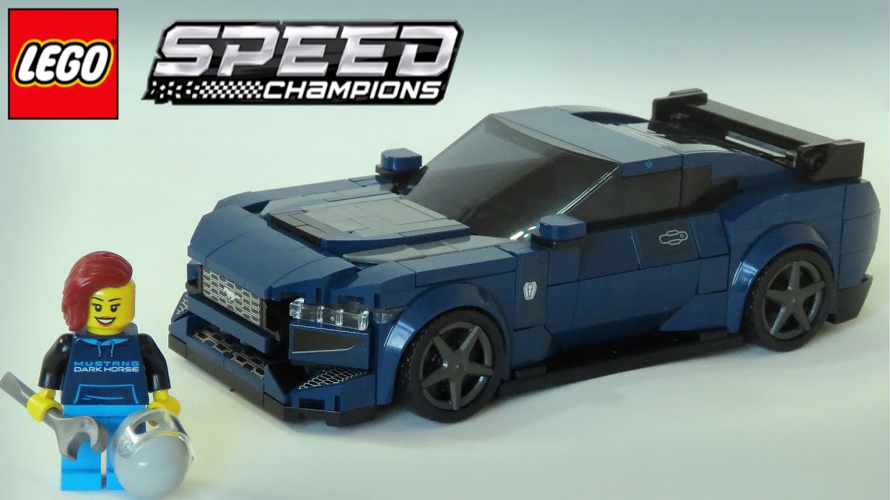 LEGO SPEED CHAMPIONS - Ford Mustang Dark Horse - SET 76920 Build ...