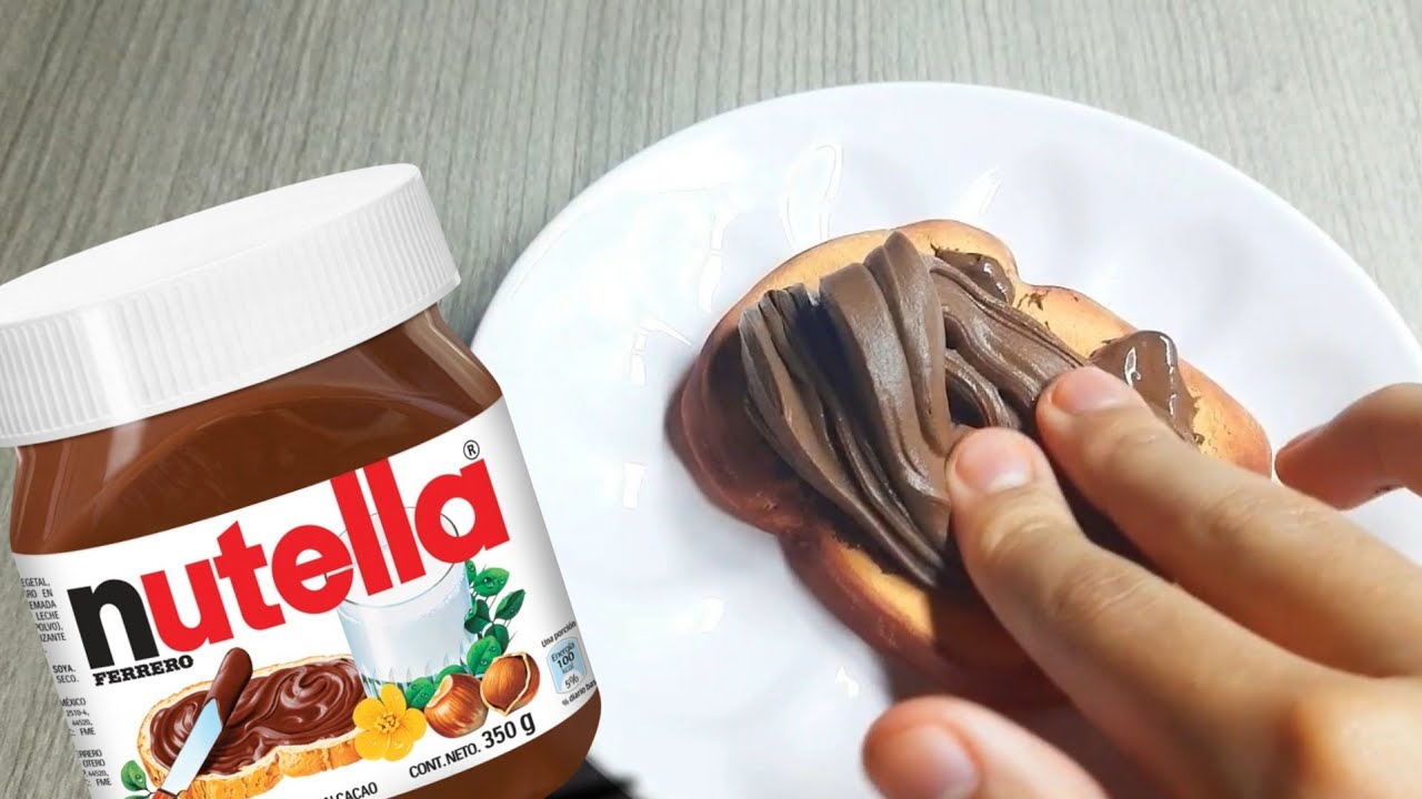 Nutella slime mixing with slime bread | Satisfyng vídeo ☆ASMR☆ - YouTube