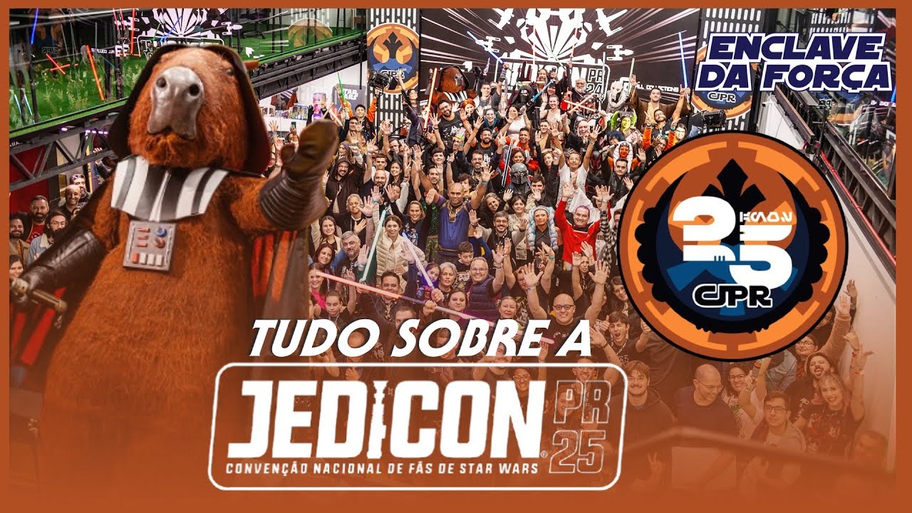 TUDO SOBRE A JEDICON PR 2025 | 25 ANOS DO CONSELHO JEDI PR - YouTube