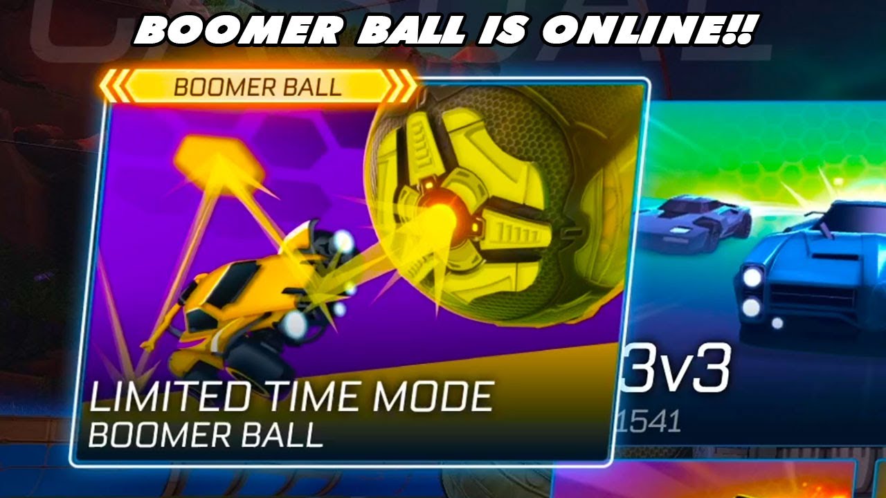 BOOMER BALL MODE IS ONLINE!! - Rocket League Limited Time Mode - YouTube