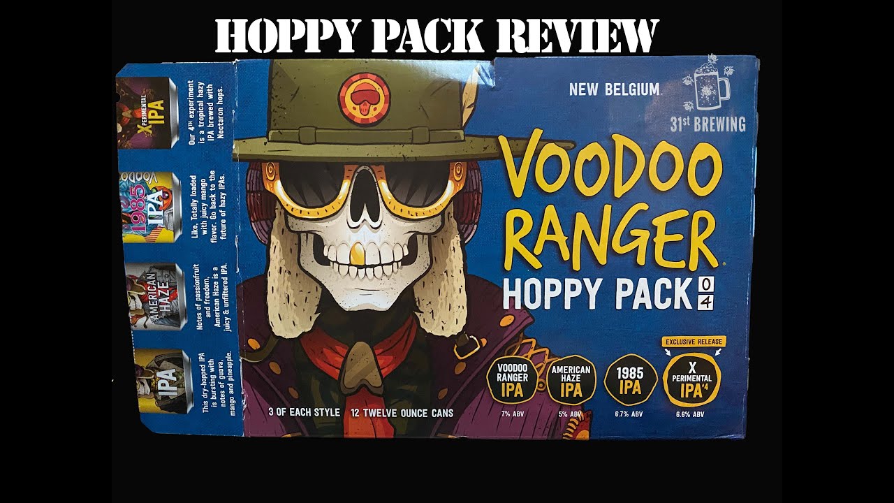 New Belgium Brewing Voodoo Ranger Hoppy Variety Pack 4 Review - YouTube