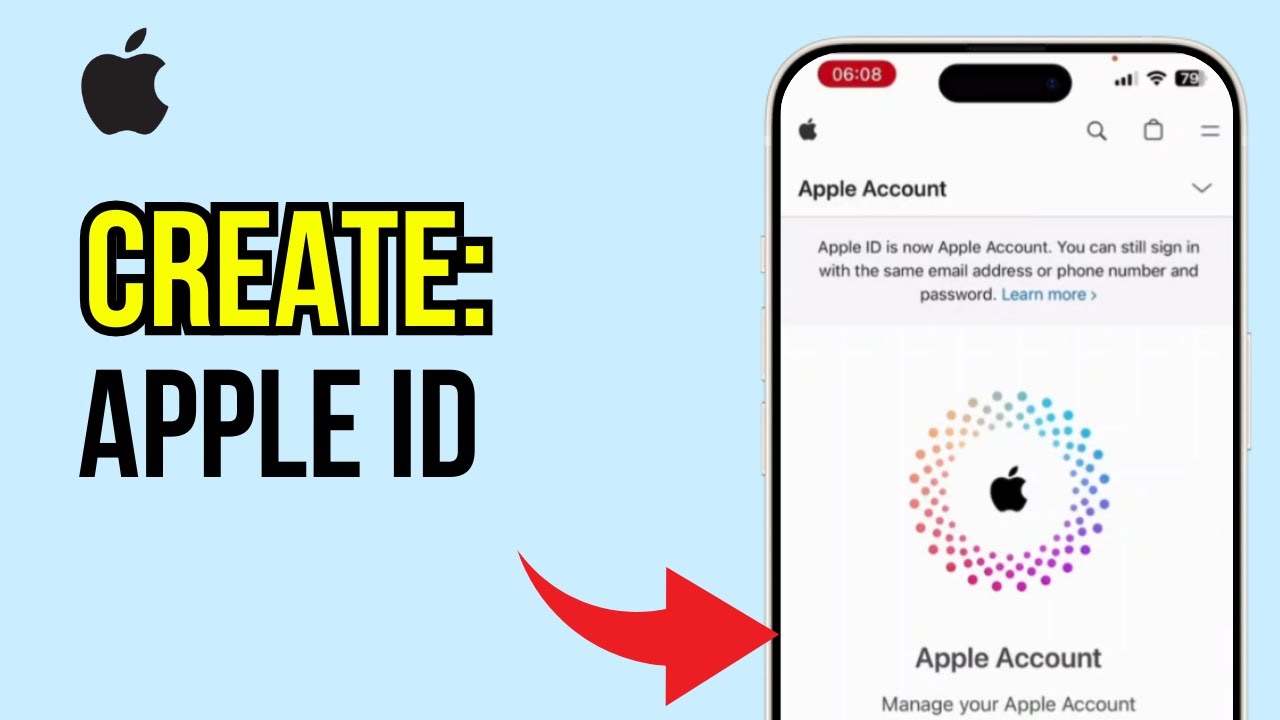 How to Create An Apple ID on iPhone | iPhone 7, 8 Plus , iPhone X, XR ...