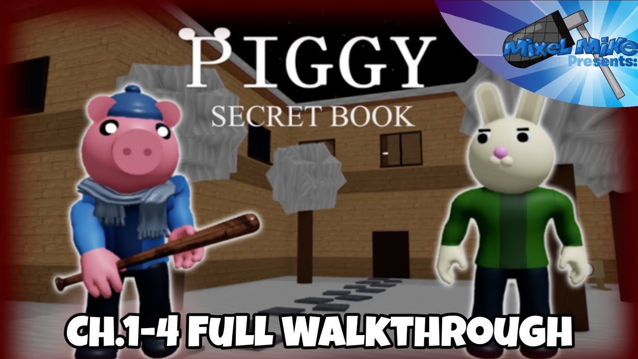 Piggy Secret book Ch.1-4 Full Walkthrough - YouTube