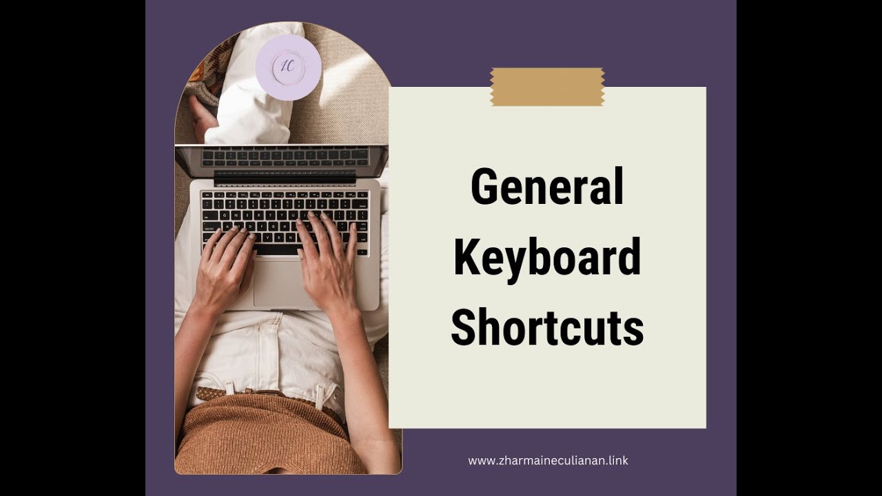 General Keyboard Shortcuts - YouTube