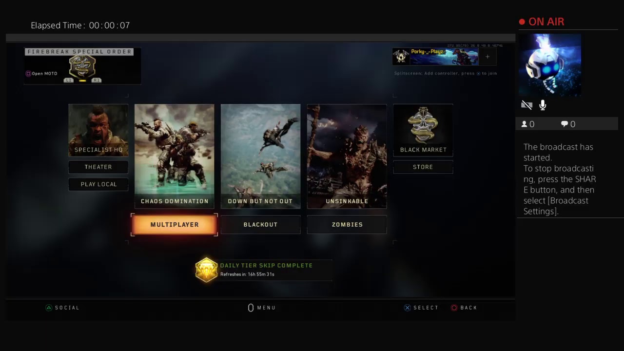 Streaming BO4 Caution Rage quitting will be active - YouTube
