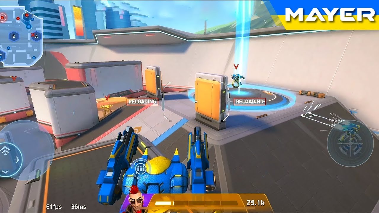 Crazy Fastes 5v5 in Mech Arena - YouTube
