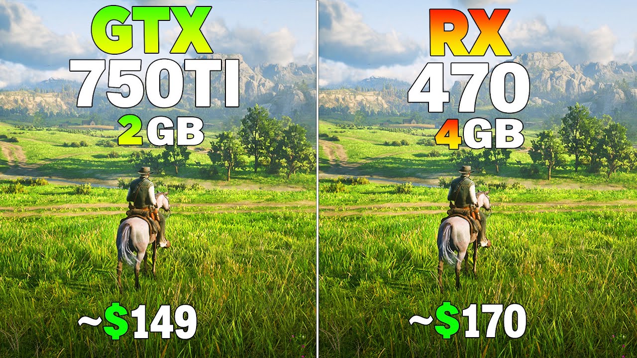 GTX 750 Tİ Vs RX 470 - Test in 11 Games - YouTube