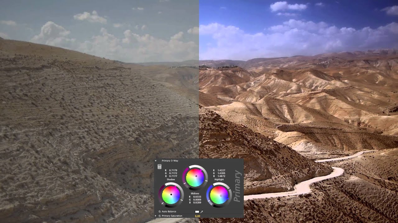 Colorista Split screen before/after - YouTube
