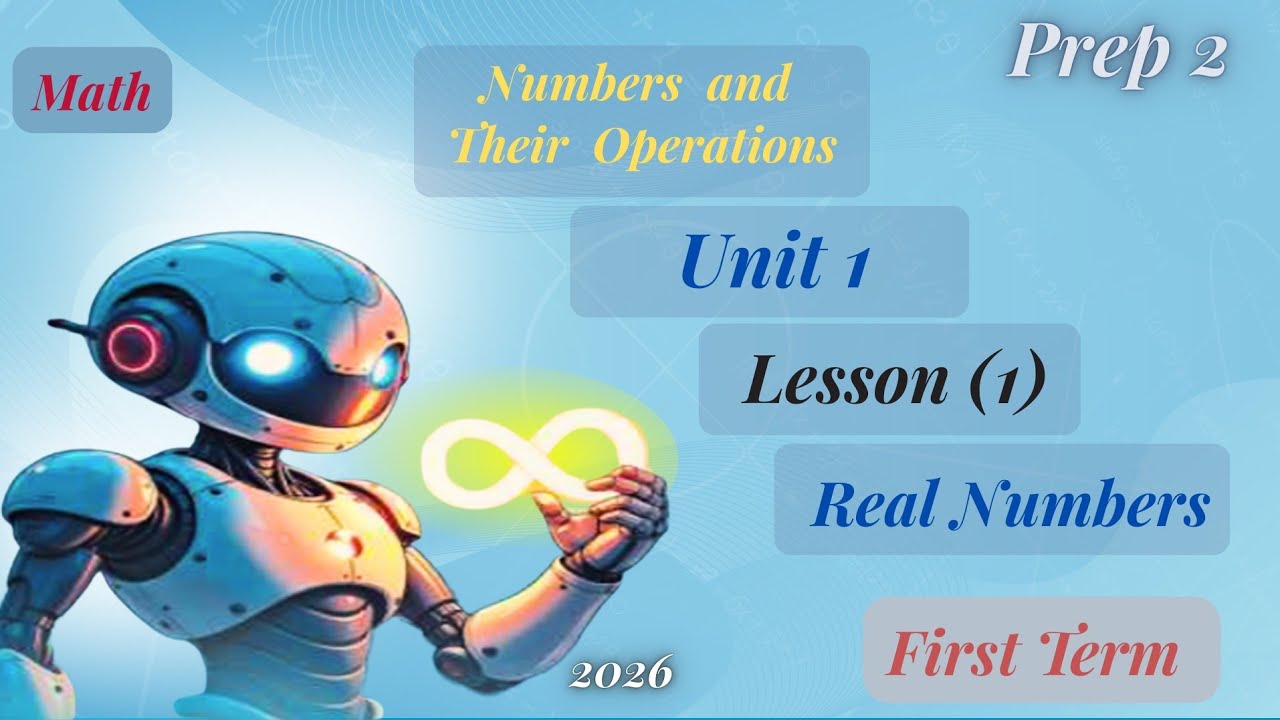 Math | Prep 2 | Unit 1 | Lesson 1 : Real Numbers - YouTube