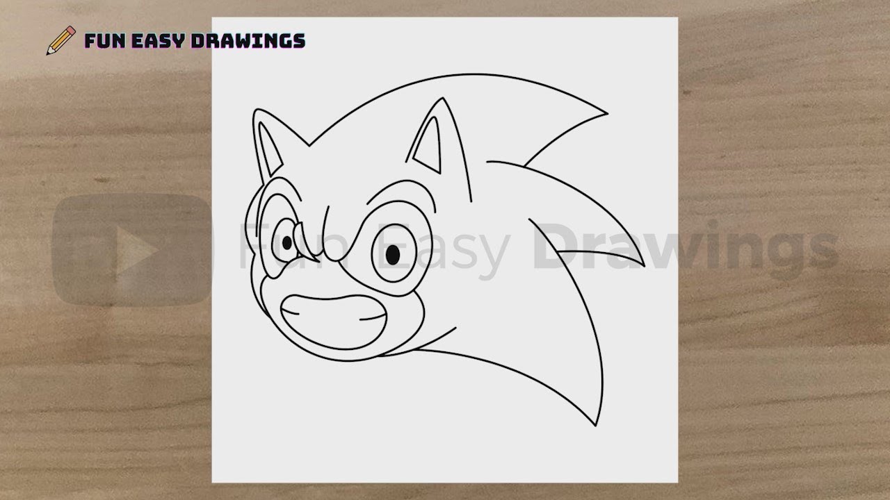 How to Draw Sonic The Hedgehog Easy - Fun Easy Drawings # ...