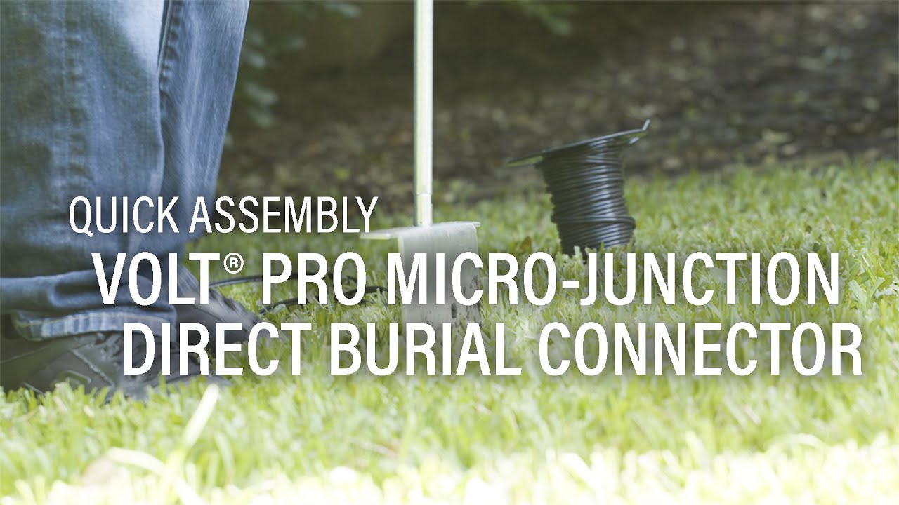 Quick Assembly VOLT® Pro Micro-Junction Direct Burial Connector - YouTube