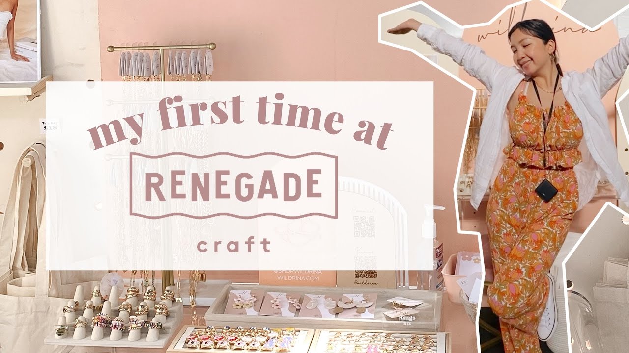 MINI VLOG: First time @Renegade Craft Fair | Wild Rina, Women's ...