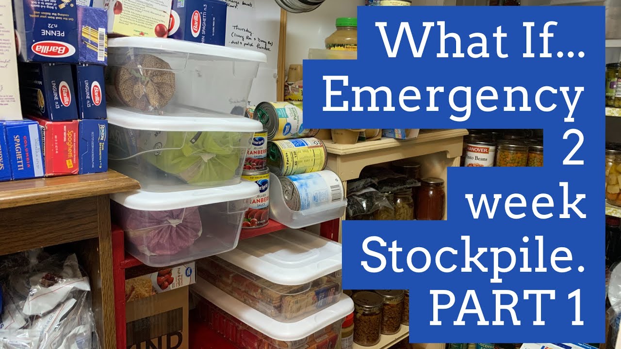 What Would You Do If? 2 week Emergency Menu & Stockpile Tips. PART 1 of ...