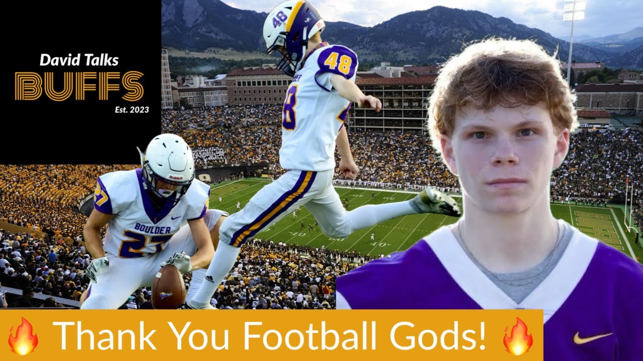 BIG LEG Daniel Gerlach Commits to Colorado! Boulder High Kicker/P ...