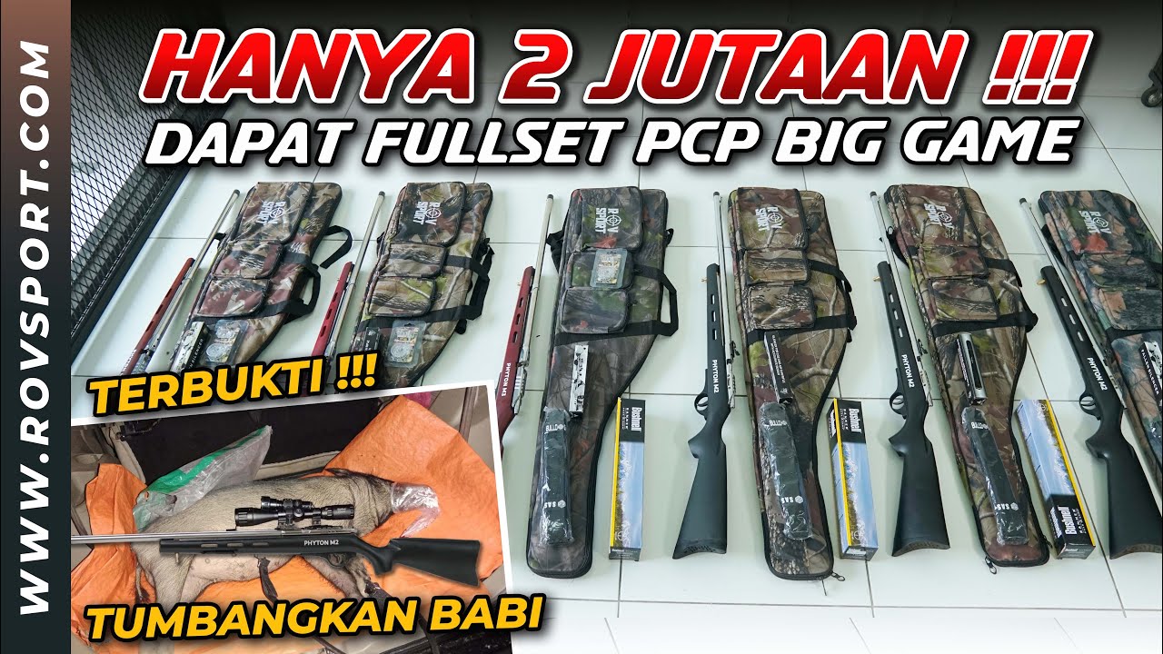 PROMO SENAPAN ANGIN PCP BIG GAME CUMA 2 JUTAAN !!! SPESIAL UNIT PHYTON ...
