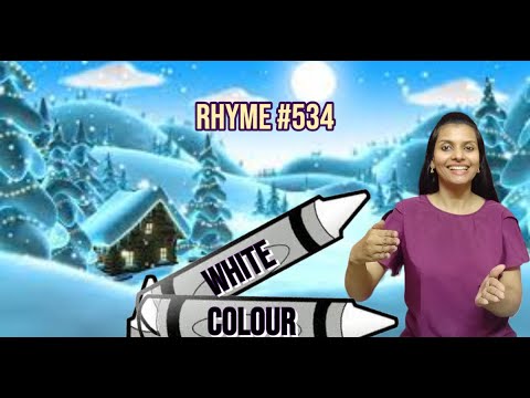 Rhyme 534 | White Colour | Colours | English Rhyme for Kids - YouTube