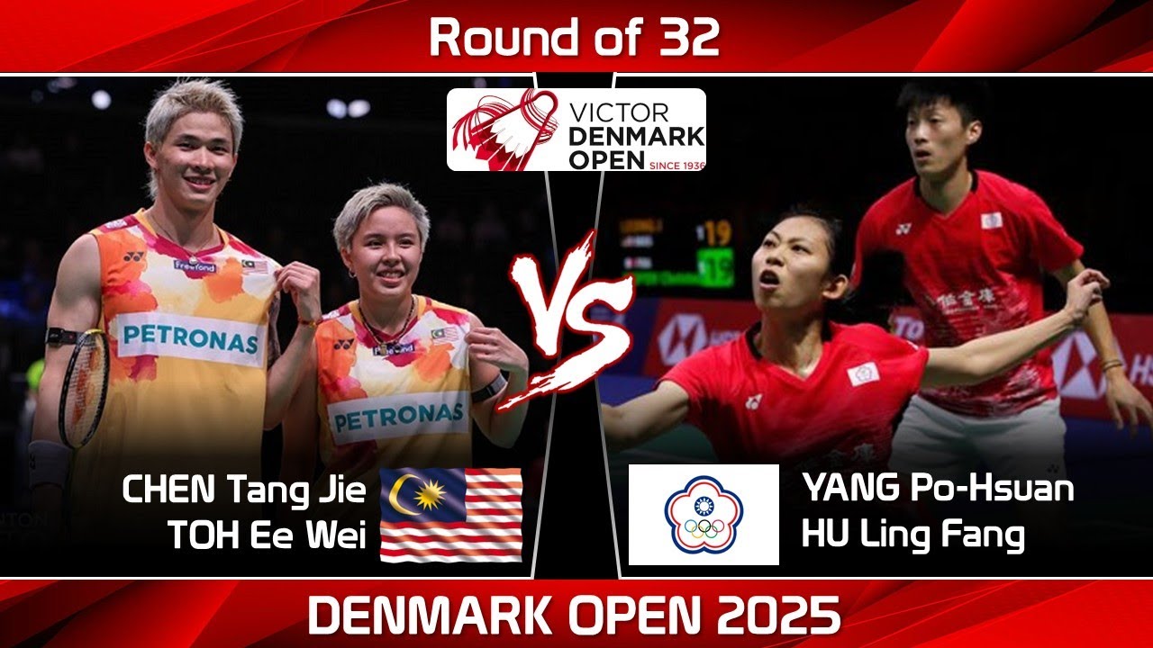 CHEN Tang Jie TOH Ee Wei vs YANG Po Hsuan HU Ling Fang | Denmark Open ...