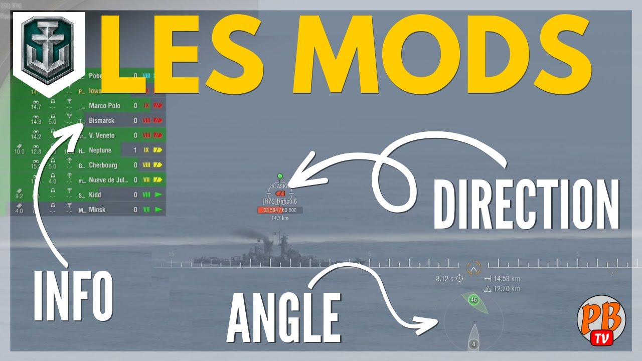 [WoWs FR] LES MODS POUR AMÉLIORER L'INTERFACE DE BATAILLE - MODSTATION ...