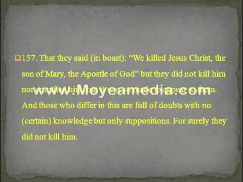 Jesus Raised up and Not crucified as per - YouTube