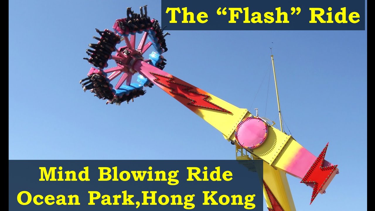 The Flash Ride at Ocean Park Hong Kong. - YouTube