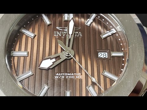 INVICTA WATCH SHOW & TELL | AKULA PRESTIGE AUTOMATIC ALL STAINLESS STEEL BROWN DIAL