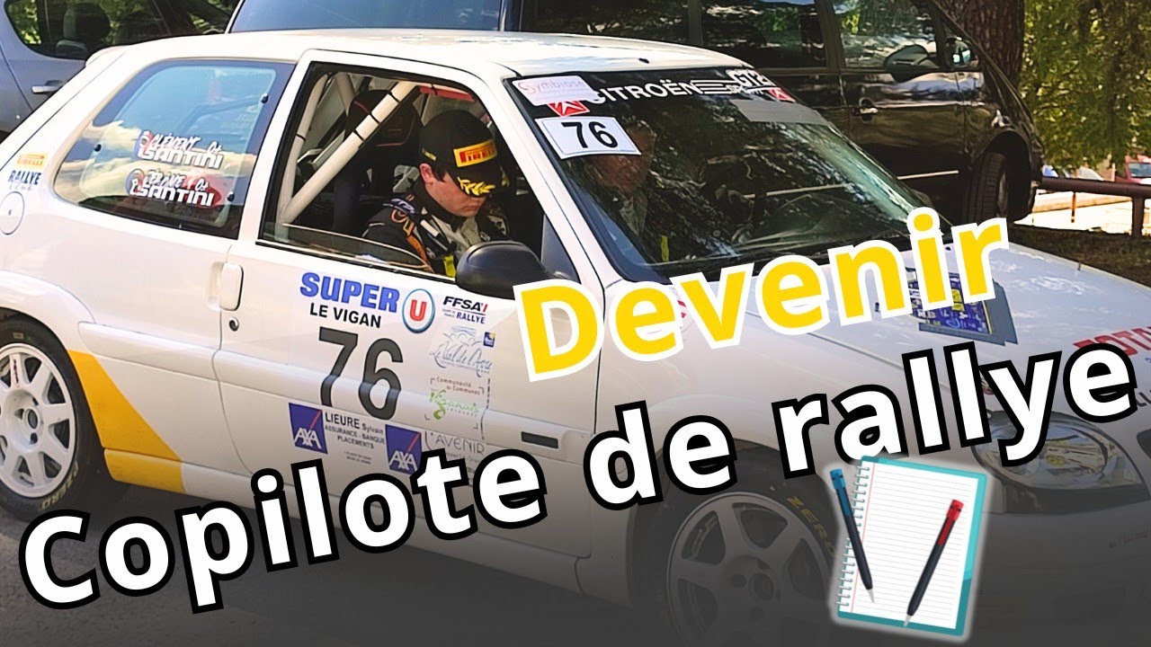 Devenir copilote de rallye - YouTube