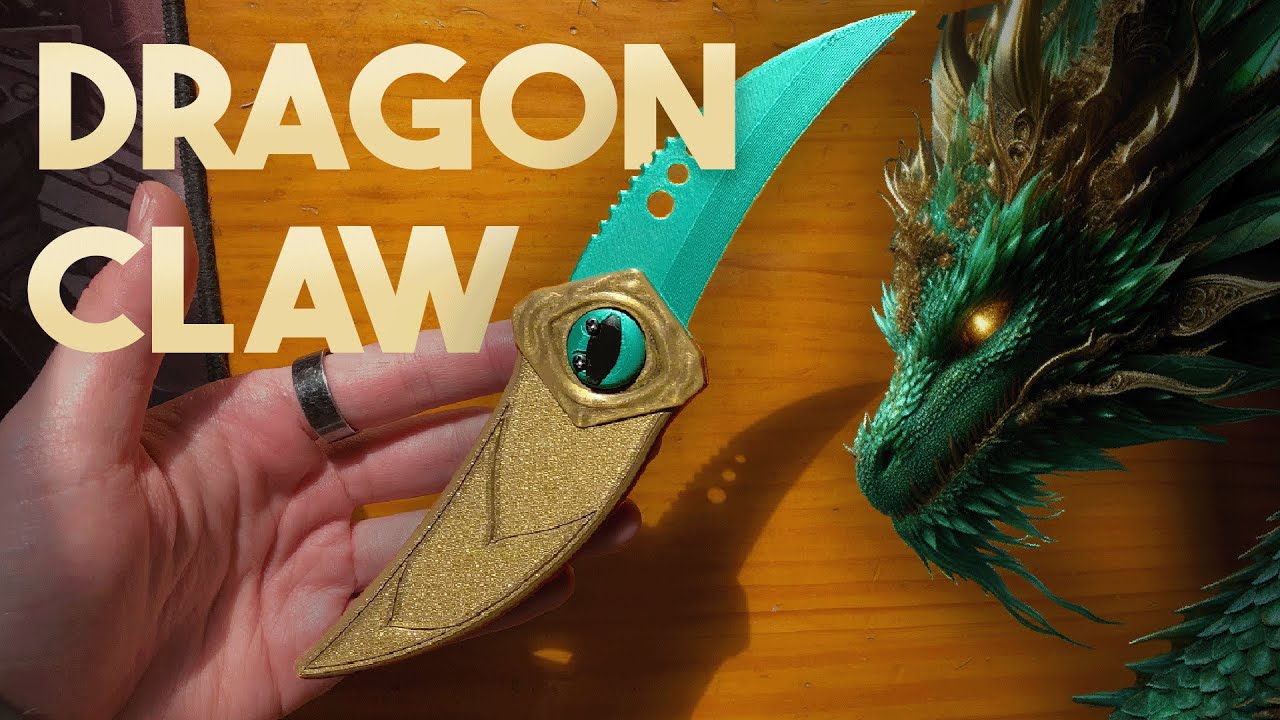 CONSTRUYE tu propia GARRA DE DRAGÓN (Gravity Knife) - By ElysianWares ...