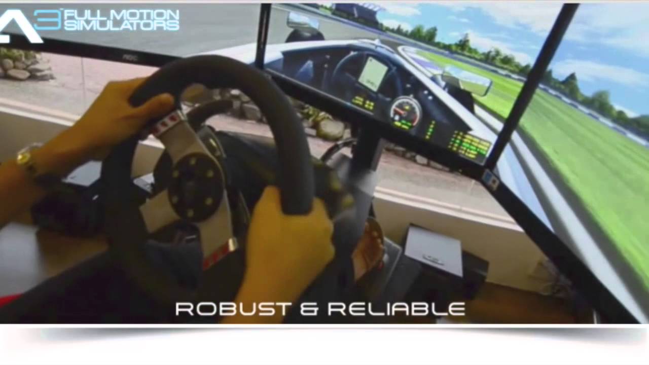 Atomic A3 Full Motion Simulator - YouTube