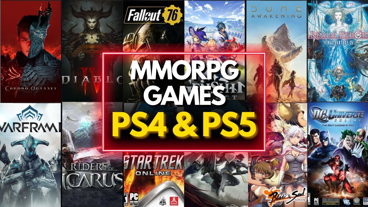 TOP 35 Best MMORPG Games on PS4 & PS5 You Need to Play - YouTube