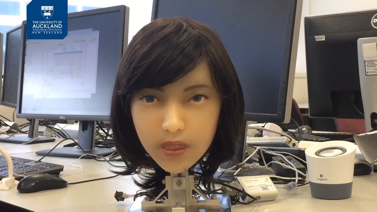 Receptionist Software Module for EveR-4 Robot Head - YouTube