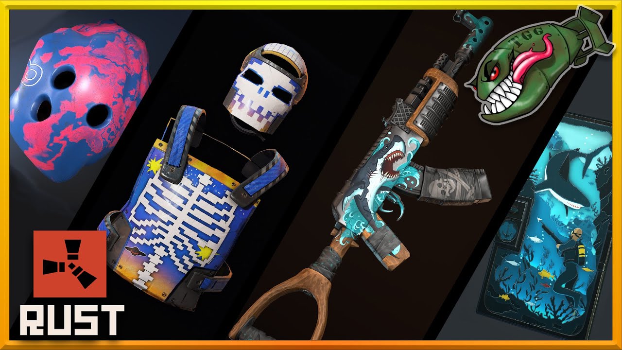 Rust Top Skins | Ocean Update Theme, Bowling Rock, Sushi Fridge & More ...