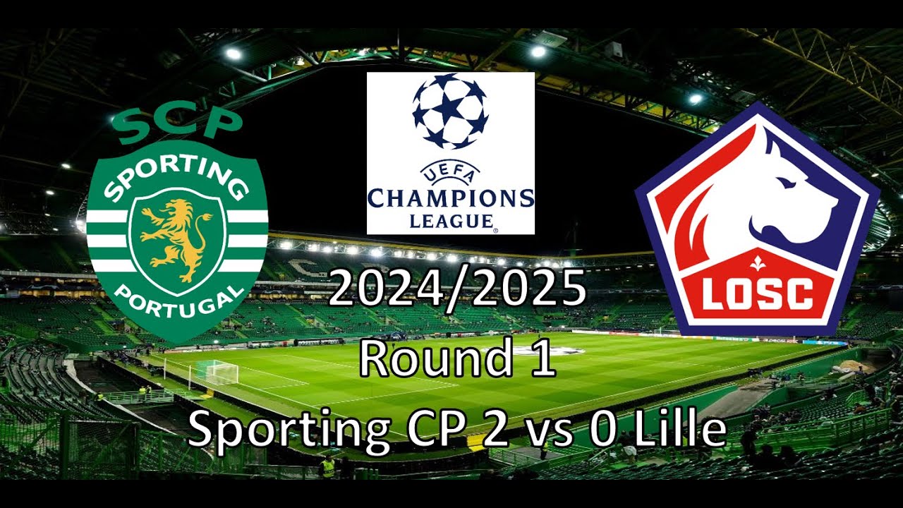 Vlog: Sporting CP 2 vs 0 Lille (Uefa Champions League 24/25) - YouTube