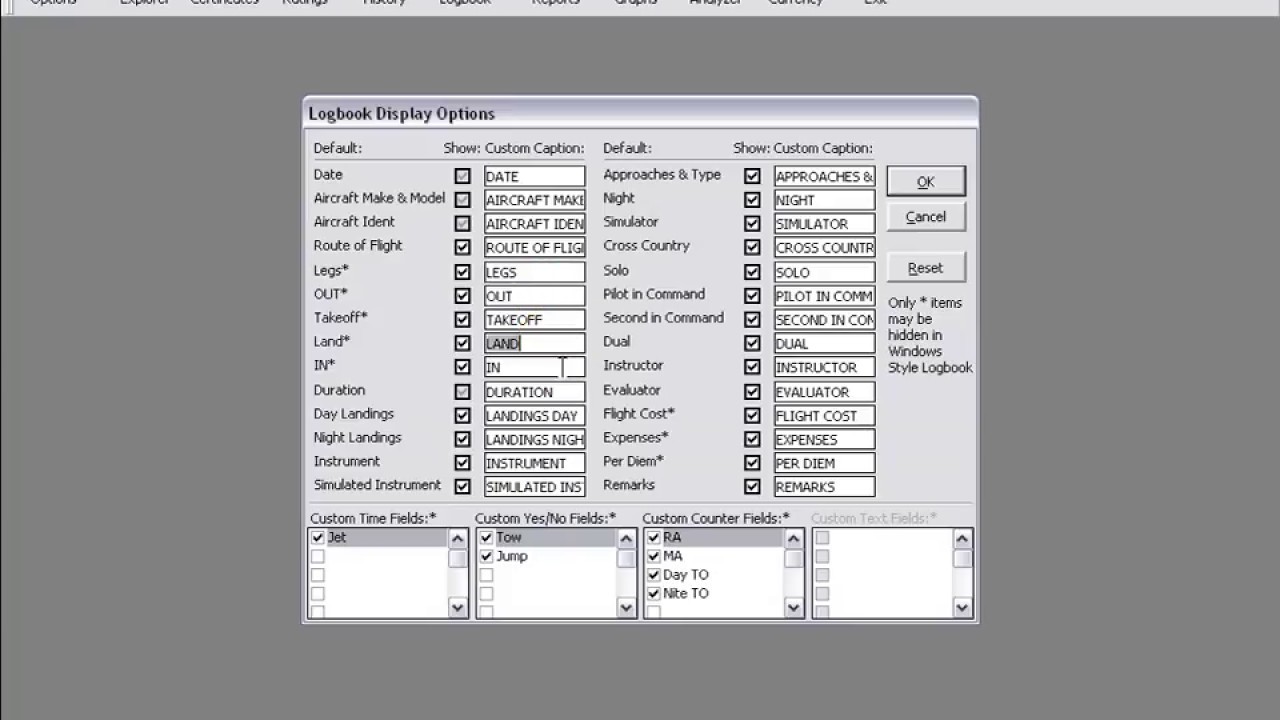 Logbook Pro Desktop - Options Area - YouTube
